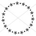 Star and Snowflake Frame Clip Art Set PNG SVG VECTOR Circle - Etsy Canada