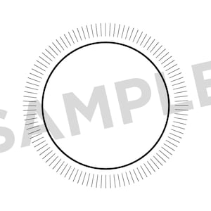 Notary Stamp Clip Art Set, PNG, SVG, VECTOR, Notary Stamp Border, Round ...