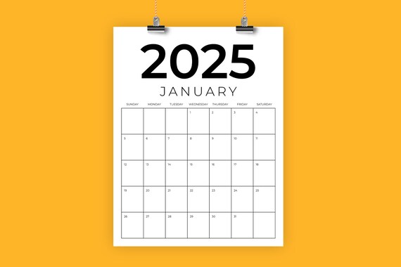 8 By 11 Printable Calendar