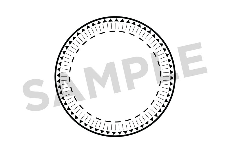 Notary Stamp Clip Art Set, PNG, SVG, VECTOR, Notary Stamp Border, Round ...
