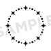 Star and Snowflake Frame Clip Art Set, PNG, SVG, VECTOR, Star Frame ...
