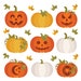 Fall Pumpkins Clip Art Set PNG SVG VECTOR Carved Pumpkin - Etsy
