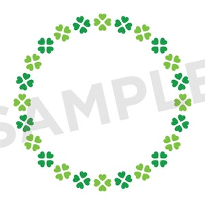 St. Patrick's Day Frame Clip Art Set, PNG, SVG, VECTOR, Shamrock ...