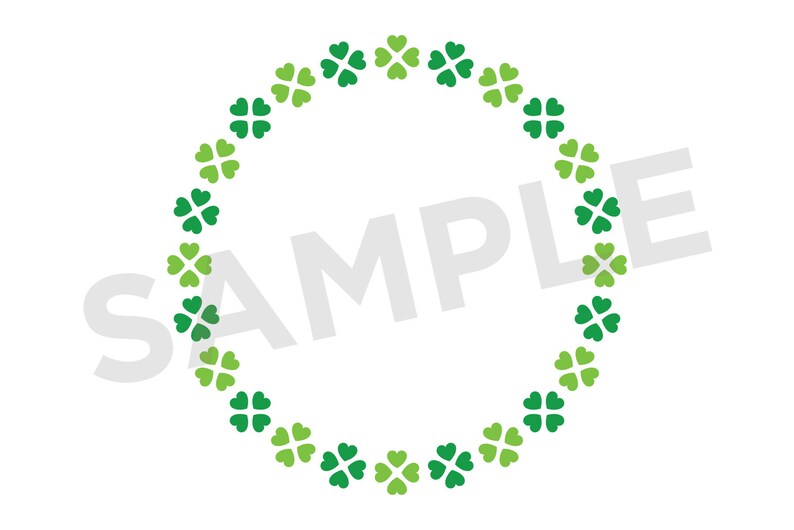 St. Patrick's Day Frame Clip Art Set PNG SVG VECTOR | Etsy