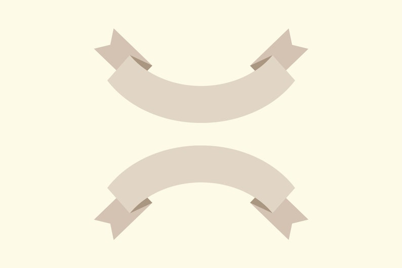 Tan Brown Badge & Banner Clip Art Set, PNG, SVG, VECTOR, Label Clipart ...
