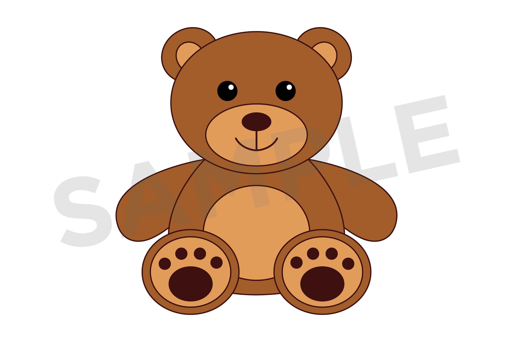 Teddy Bear Clip Art Set PNG SVG VECTOR Kid Child Toy Fun - Etsy Canada