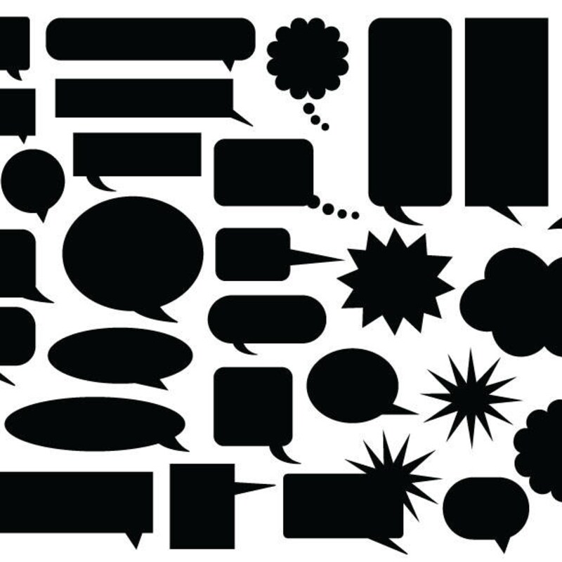 Text Bubbles - Etsy