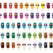 Ice Pops Clip Art Set, PNG, SVG, VECTOR, Cartoon, Happy Face ...