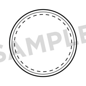 Notary Stamp Clip Art Set, PNG, SVG, VECTOR, Notary Stamp Border, Round ...