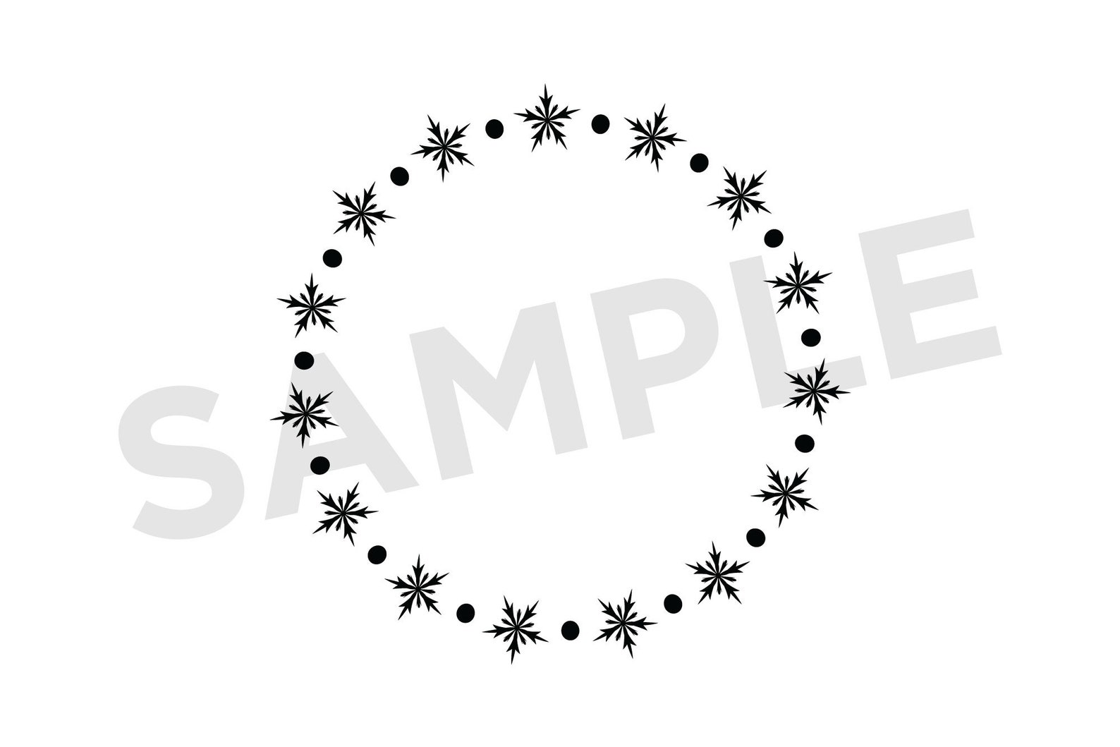 Star and Snowflake Frame Clip Art Set, PNG, SVG, VECTOR, Star Frame ...