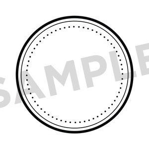 Notary Stamp Clip Art Set, PNG, SVG, VECTOR, Notary Stamp Border, Round ...