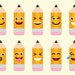 Cute Emoji Pencil Clipart, PNG, SVG, VECTOR, Happy Pencil Clipart ...