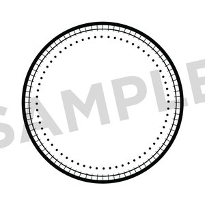 Notary Stamp Clip Art Set, PNG, SVG, VECTOR, Notary Stamp Border, Round ...