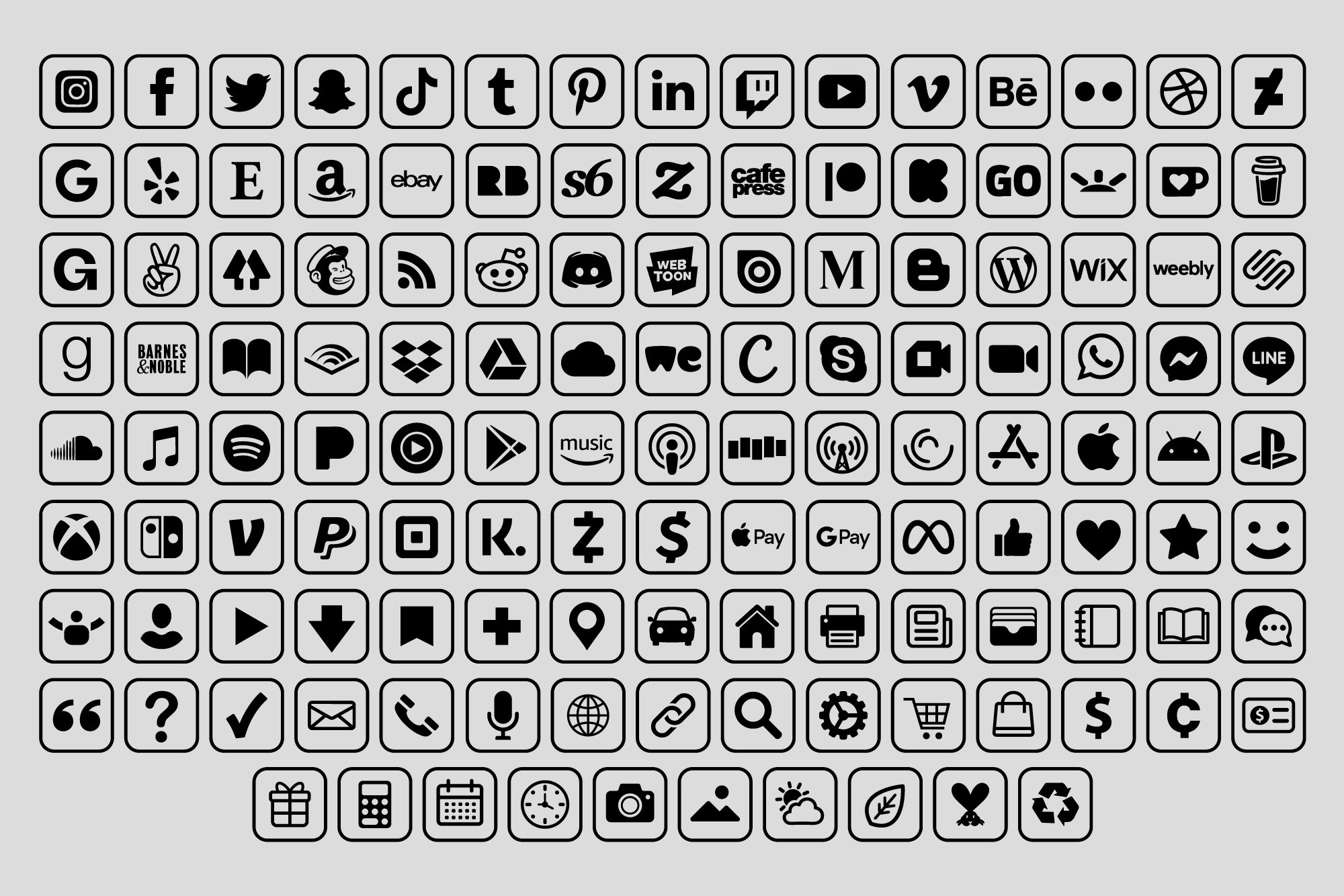 Square Website Icon Png