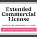 Extended Commercial License for Clipart, One Product for 250000 Sales ...
