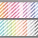 Rainbow Pastel Seamless Stripes Digital Paper JPG PDF - Etsy