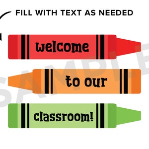 Crayon Clip Art Set, PNG, SVG, VECTOR, Back to School, Craft Supply ...
