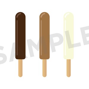 Popsicles & Ice Pops Clip Art Set, PNG, SVG, VECTOR, Dessert Clipart ...