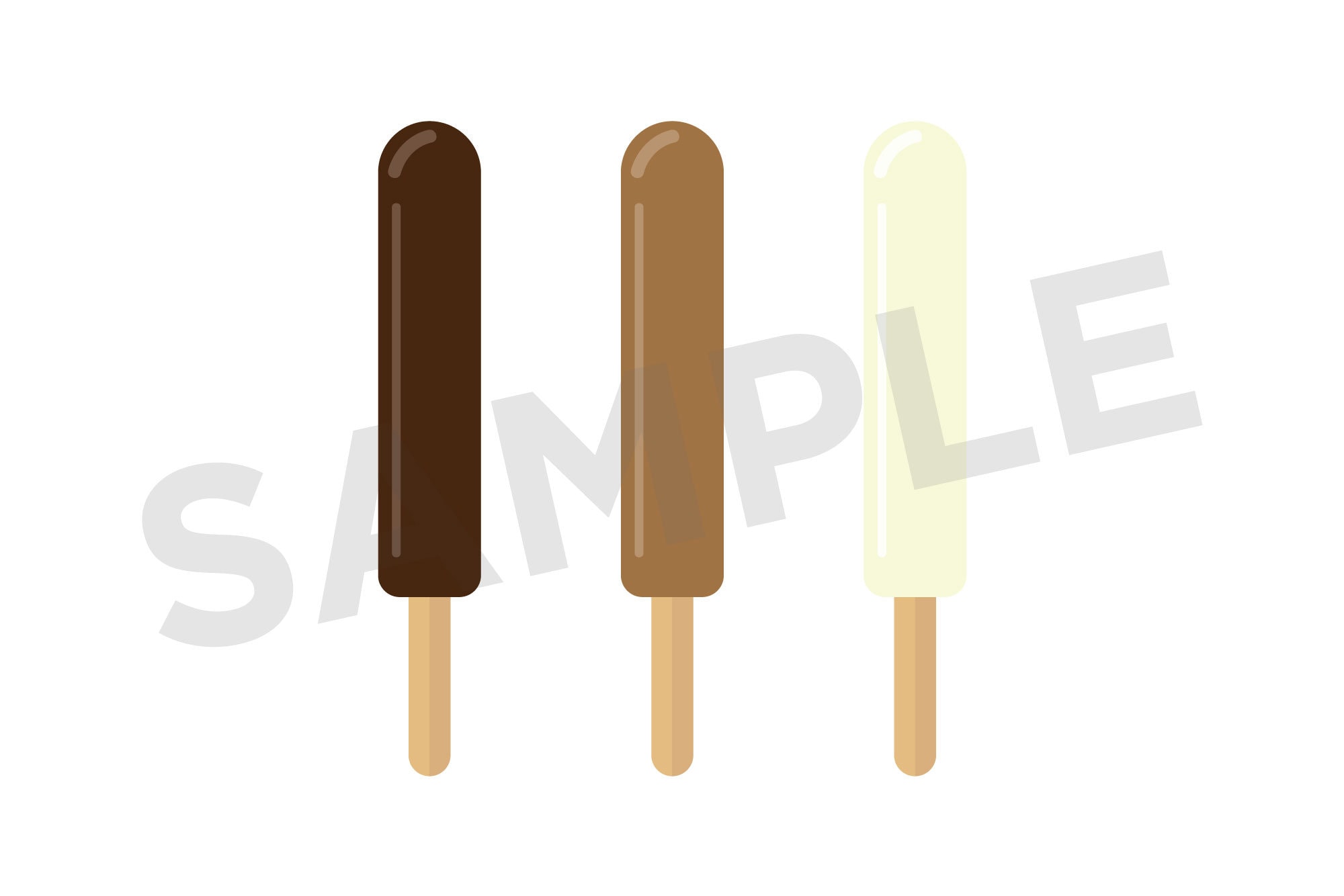 Popsicles & Ice Pops Clip Art Set, PNG, SVG, VECTOR, Dessert Clipart ...