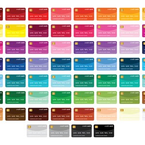 Dollars, Cents, & Credit Cards Clip Art Set, PNG, SVG, VECTOR, Money ...