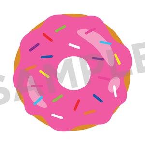 SALE Donuts & Coffee Clip Art Set, PNG, SVG, Vector, Dessert Clipart ...