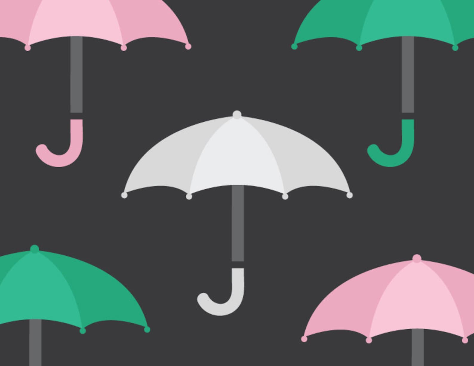 Umbrella Clip Art Set, PNG, SVG, VECTOR, Rainy Day Clip Art, Parasol ...