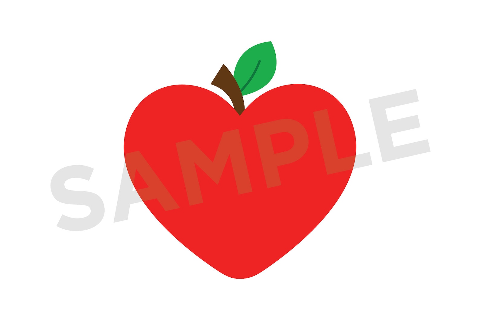 Apples & Hearts Clipart Set PNG SVG VECTOR Apple Svg Apply - Etsy