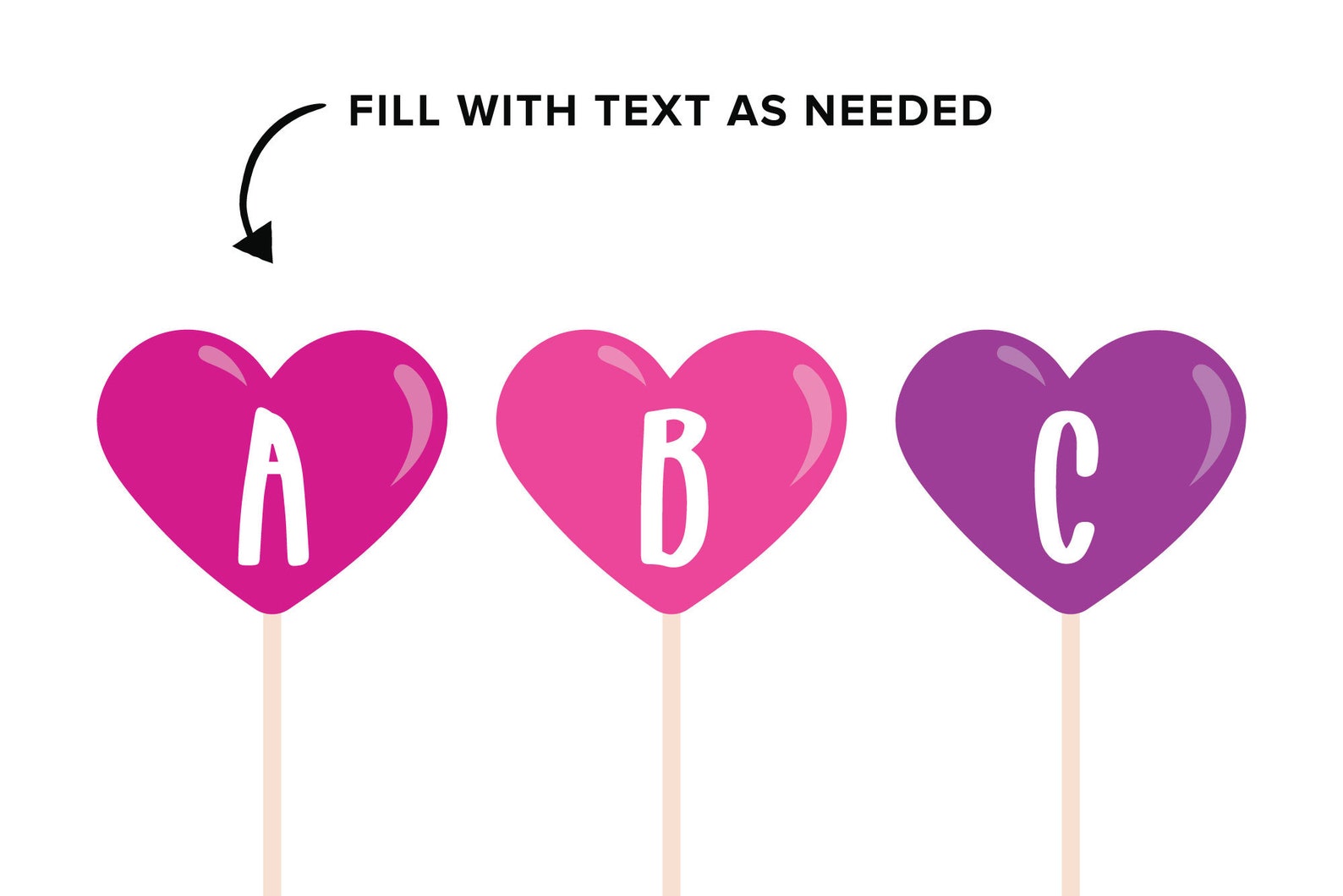 Heart Lollipops Clipart, PNG, SVG, VECTOR, Valentine Candy, Candy ...