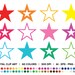 Star Trio Clip Art Set PNG SVG VECTOR Star Symbol Star - Etsy