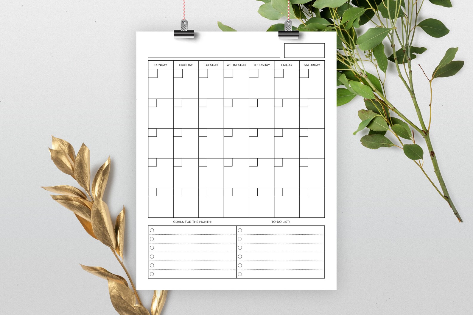 8.5x11 Inch Vertical Blank Calendar, Planner Calendar, 8.5" X 11 ...