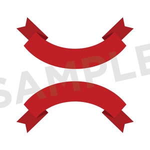 Red Badge & Banner Clip Art Set, PNG, SVG, VECTOR, Label Clipart ...
