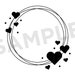 Heart Valentine Frame Clip Art Set, PNG, SVG, VECTOR, Valentine's Day ...