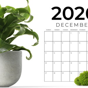 2026 Vertical 8.5 X 11 Inch Calendar Template | INSTANT DOWNLOAD ...