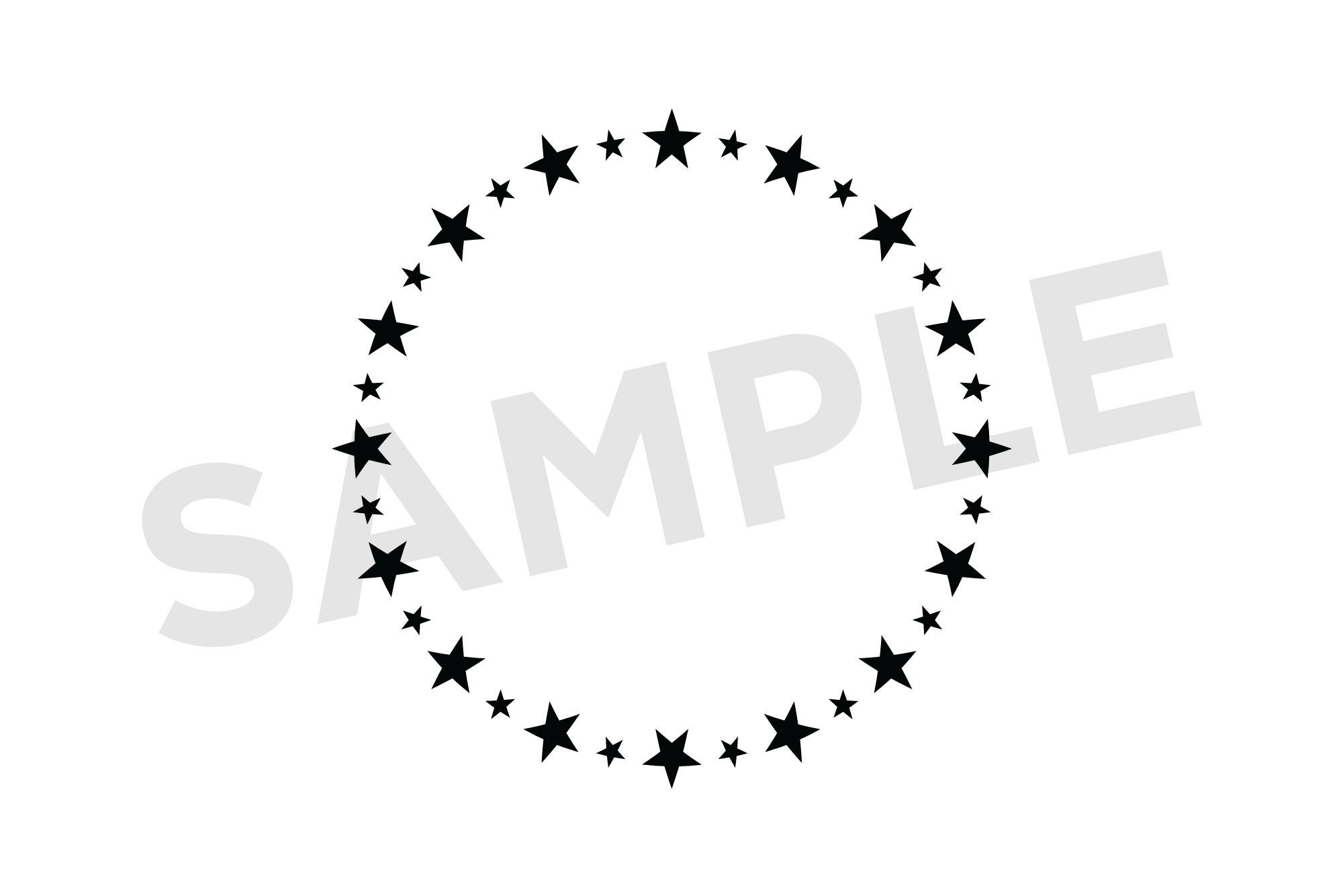Star and Snowflake Frame Clip Art Set, PNG, SVG, VECTOR, Star Frame ...