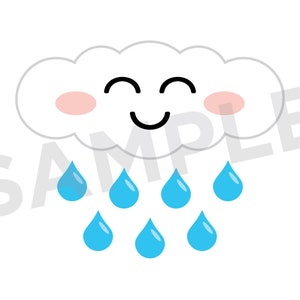 Cute Weather Clip Art, PNG, SVG, Vector, Back to School, Educational ...