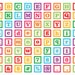 Alphabet Blocks Clip Art Set, PNG, SVG, VECTOR, Preschool Clipart ...