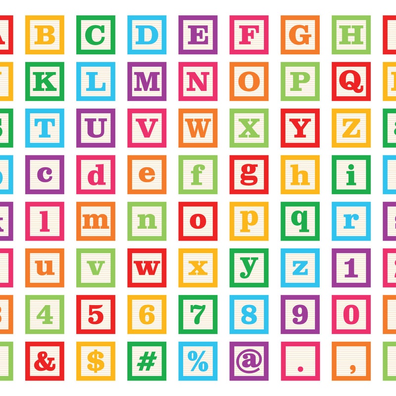 Block Letter Png - Etsy