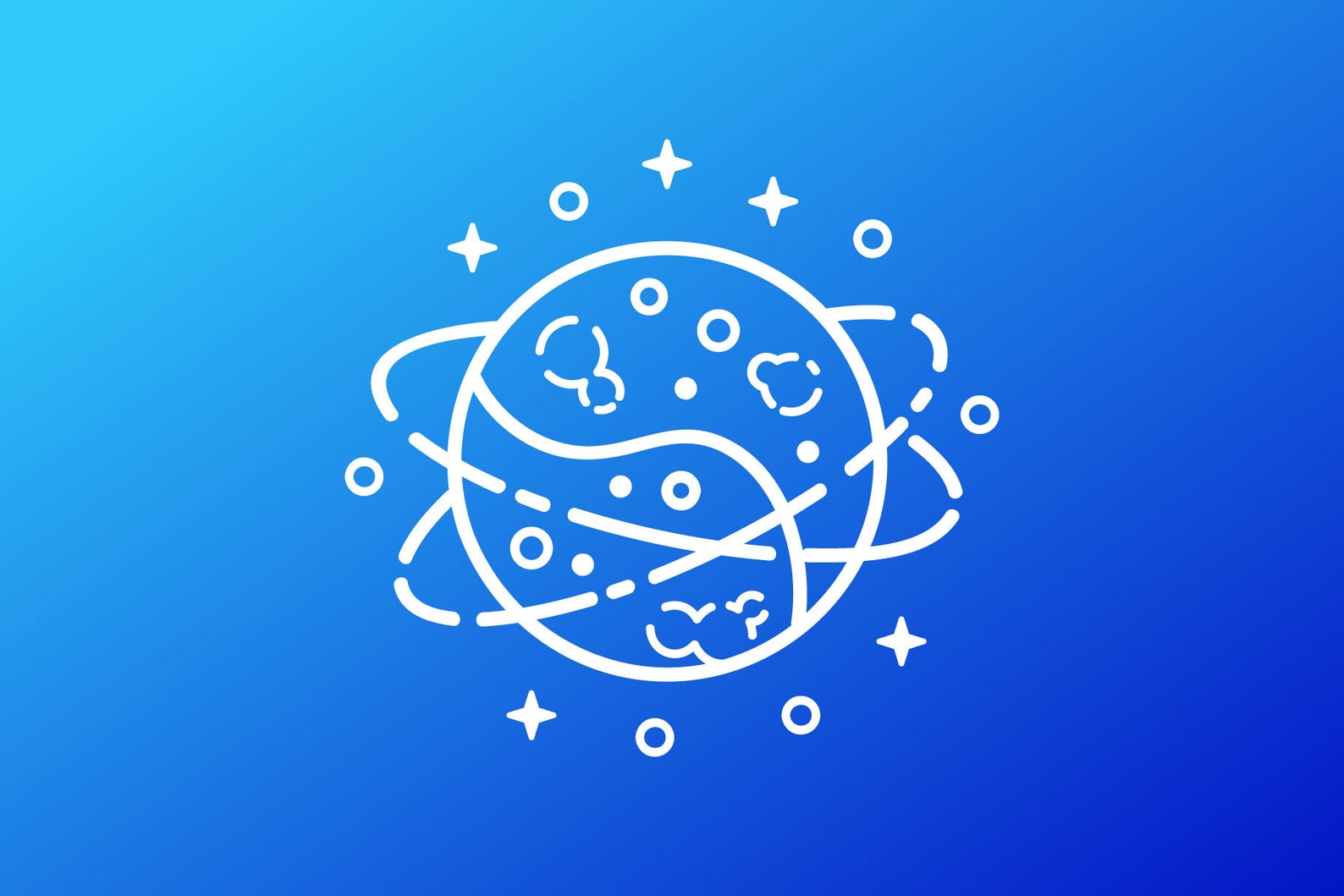 Space Line Icons Set PNG SVG VECTOR Moon Sun Stars Planets - Etsy