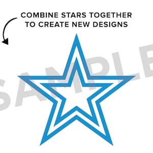 Star Trio Clip Art Set, PNG, SVG, VECTOR, Star Symbol, Star Shape, Star ...