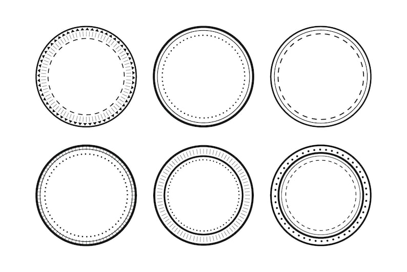 Notary Stamp Clip Art Set, Set #2, PNG, SVG, VECTOR, Notary Stamp ...