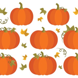 Fall Pumpkins Clip Art Set, PNG, SVG, VECTOR, Carved Pumpkin, Halloween ...