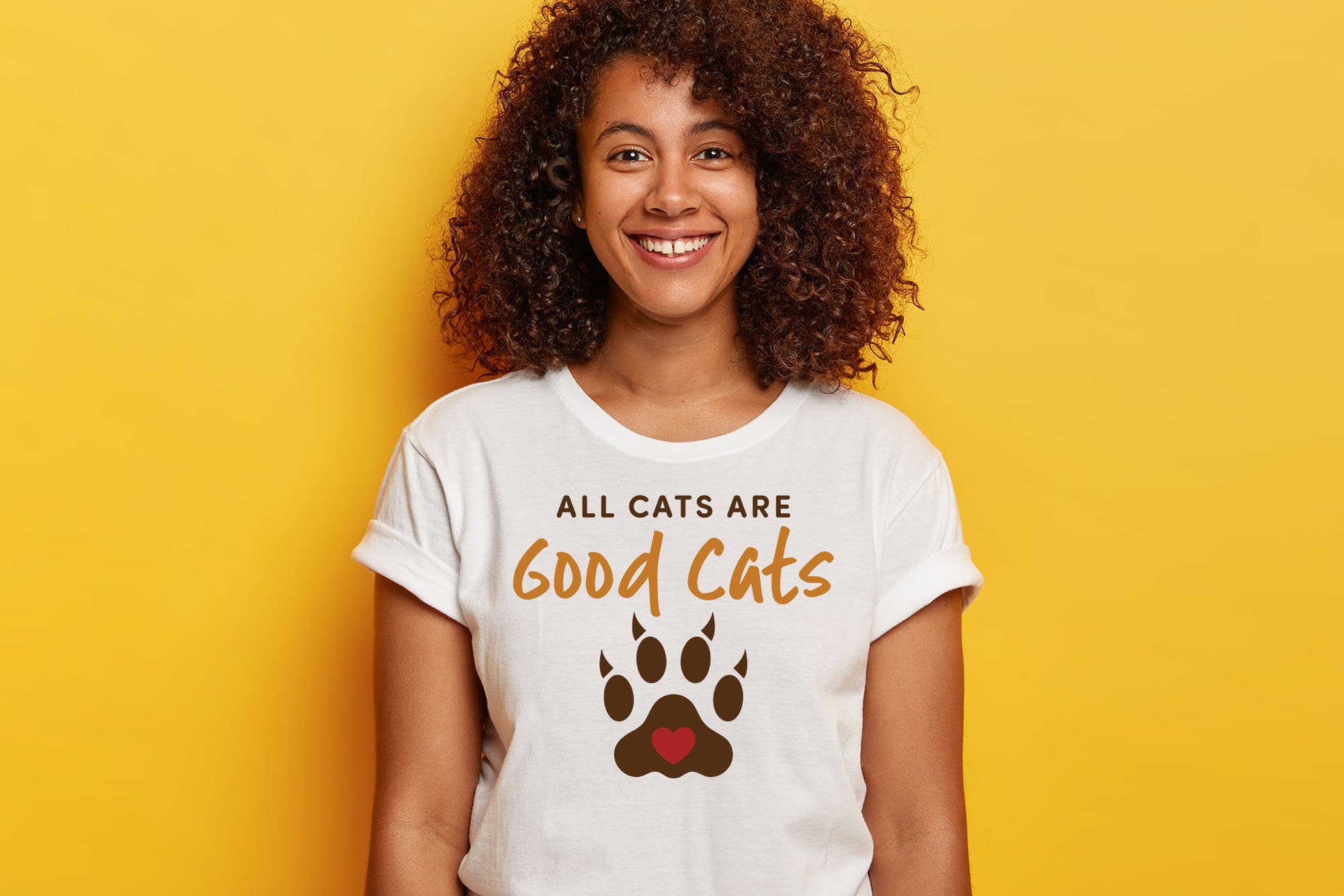 All Cats Are Good Cats, EPS, PNG, SVG, Dxf, Pdf, Cat Quote Svg, Cat Paw ...