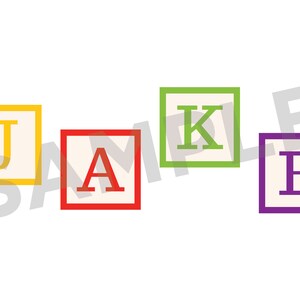 Baby Blocks Clip Art Set, PNG, SVG, VECTOR, Preschool Graphics ...