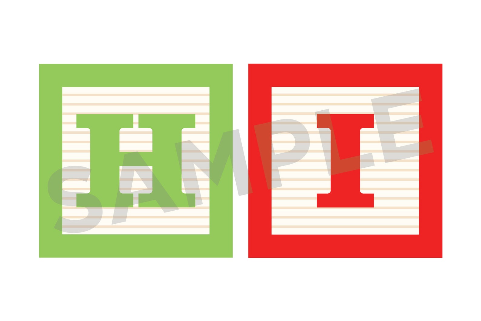 Alphabet Blocks Clip Art Set, PNG, SVG, VECTOR, Preschool Clipart ...