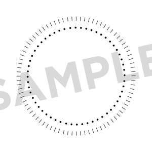 Notary Stamp Clip Art Set, PNG, SVG, VECTOR, Notary Stamp Border, Round ...