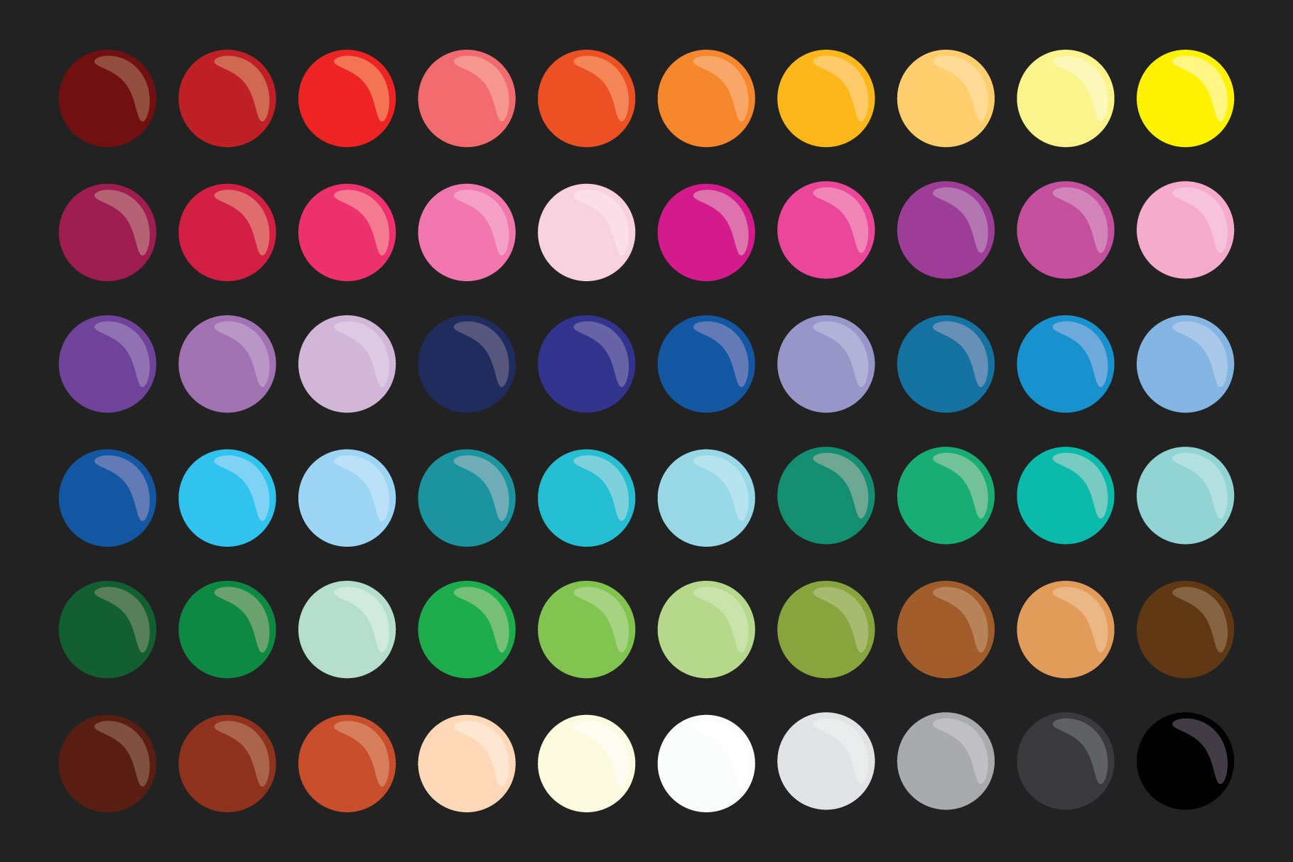 Paint Brush & Palette Clip Art Set PNG SVG VECTOR Back to - Etsy