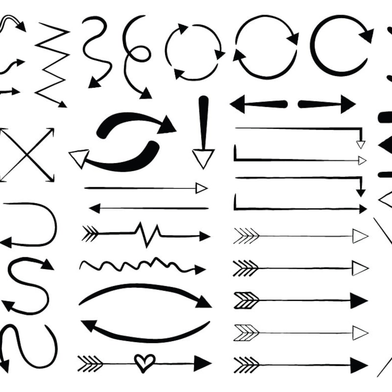 Arrow Clip Art - Etsy