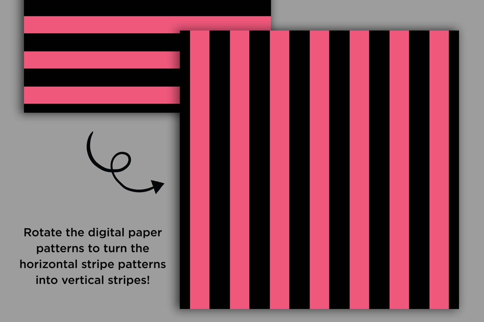 Black Rainbow Seamless Stripes Digital Paper JPG PDF VECTOR | Etsy