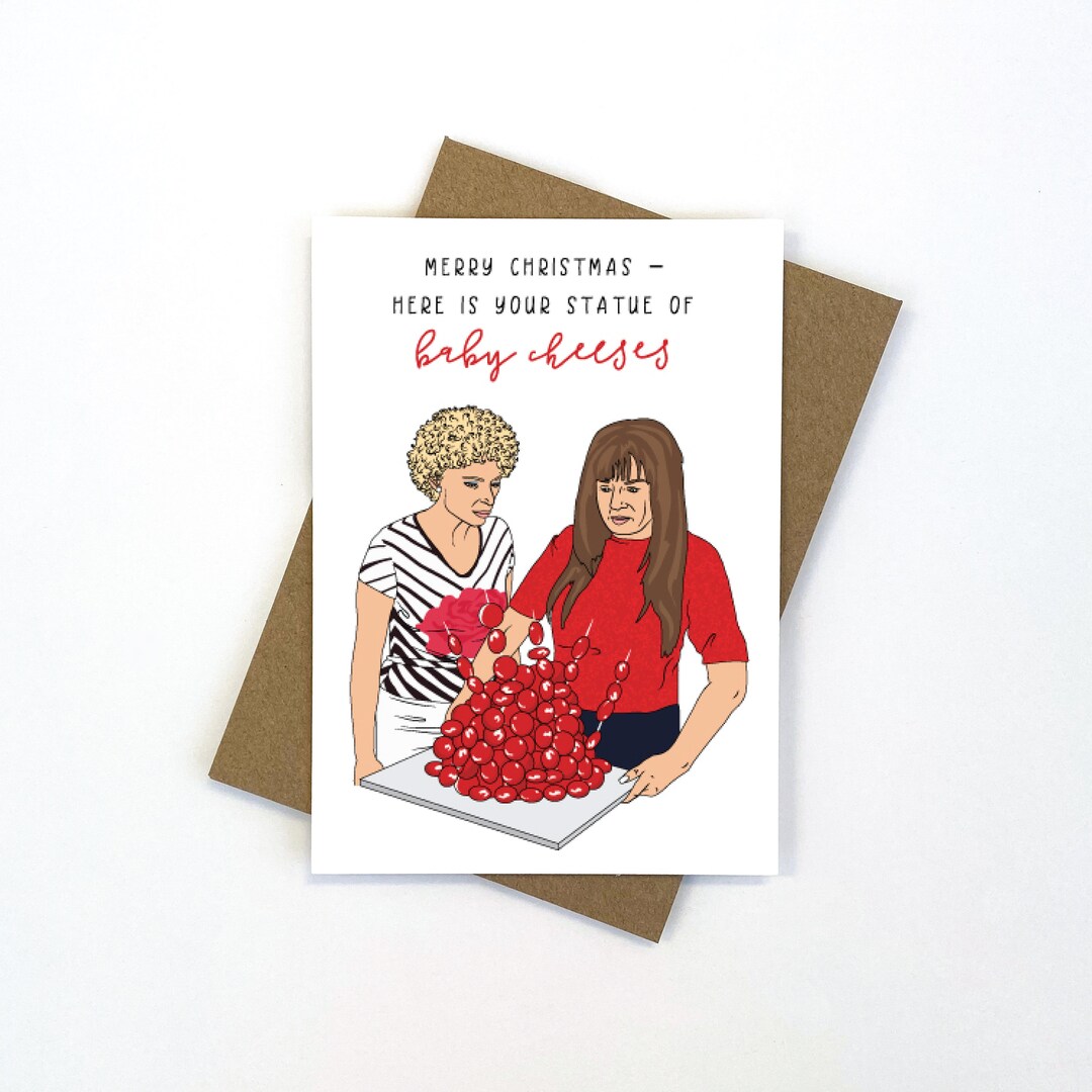 Kath and Kim Baby Cheeses Christmas Card | Australian Made | Blank ...