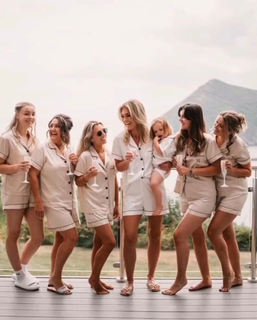 Personalised Short Satin Pyjamas, Matching Bridesmaid Pyjamas, Hen ...